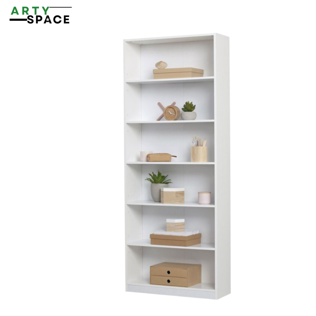 Arty 6 Tier Bookshelf my-com DIY Utility Shelf Rak Buku 6 Tingkat Home ...