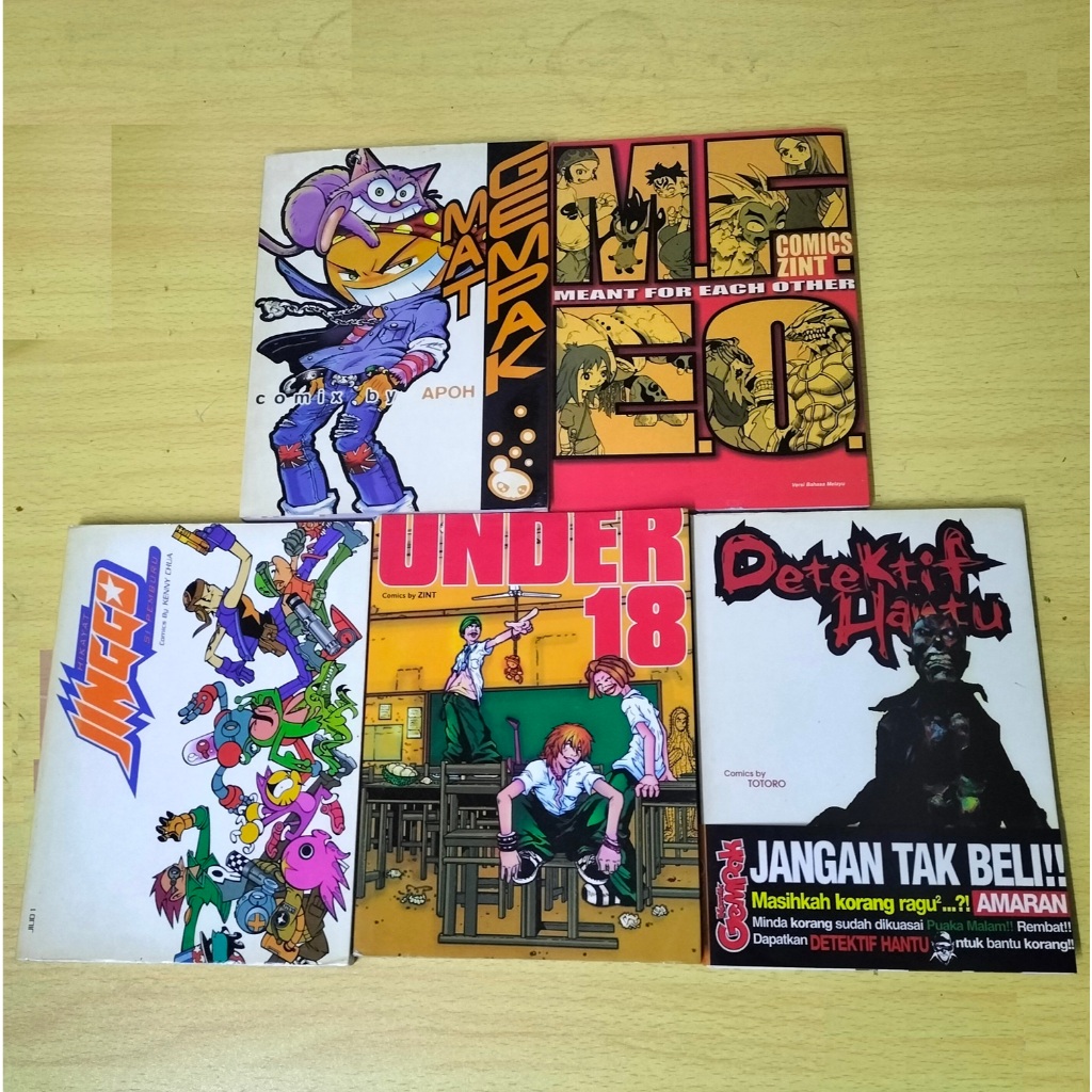 PRELOVED buku komik GEMPAK STARZ gempakstarz karya ZINT Under 18 Mat ...