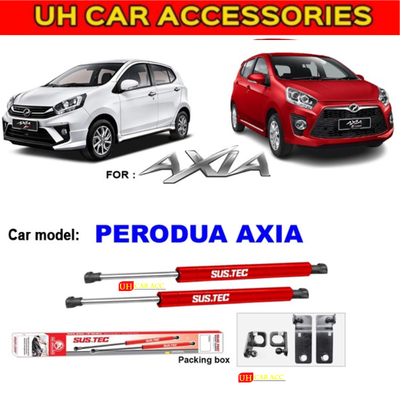 (SUSTEC FRONT)PERODUA AXIA 2014-2022 FRONT BONNET BONET HOOD DAMPER ...