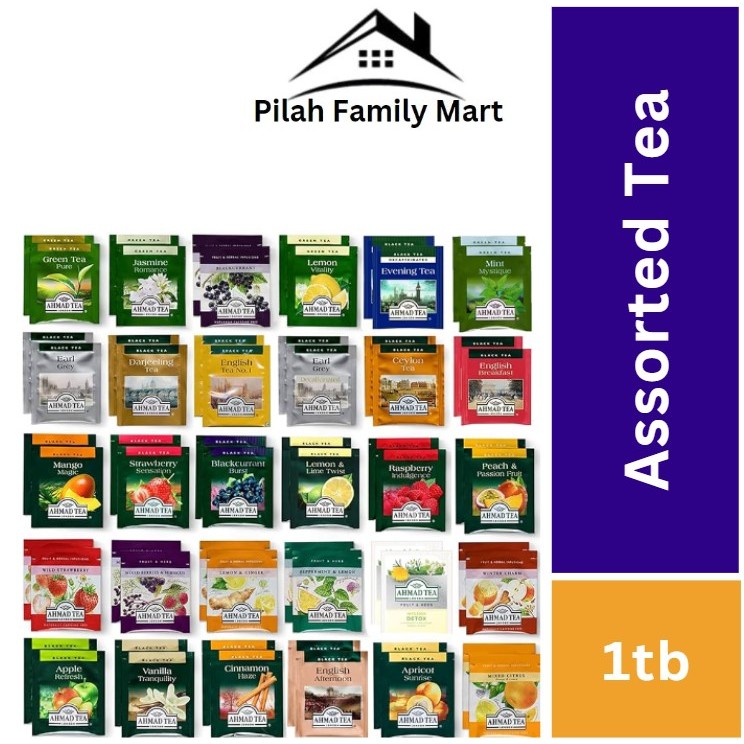 Loose Assorted AHMAD TEA Various Flavour Tea Bags | Shopee Malaysia
