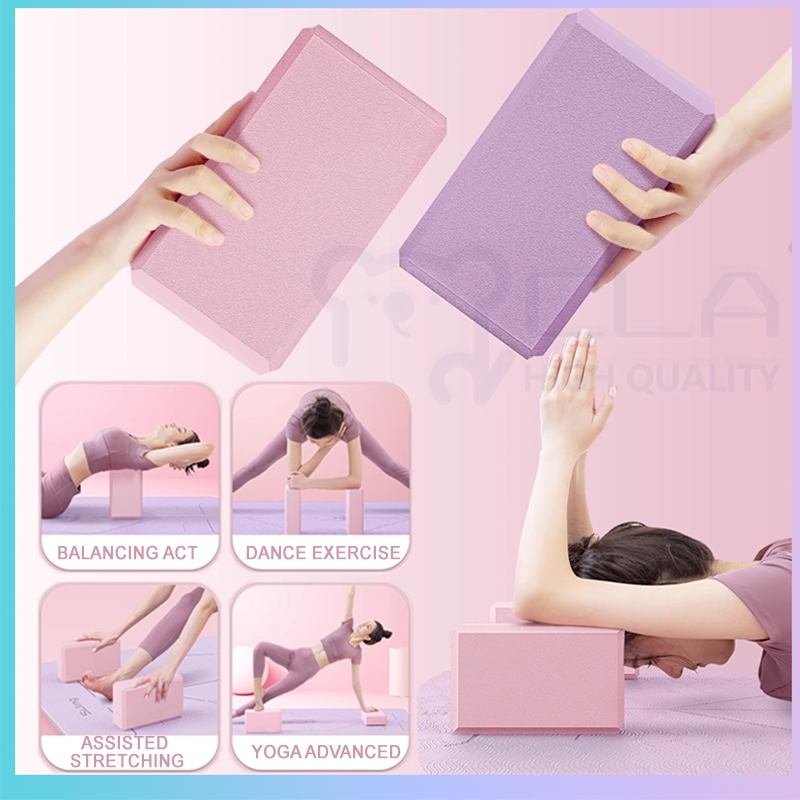 High Density Foam Yoga Block EVA Yoga Brick Yoga Block Pilates Foam ...
