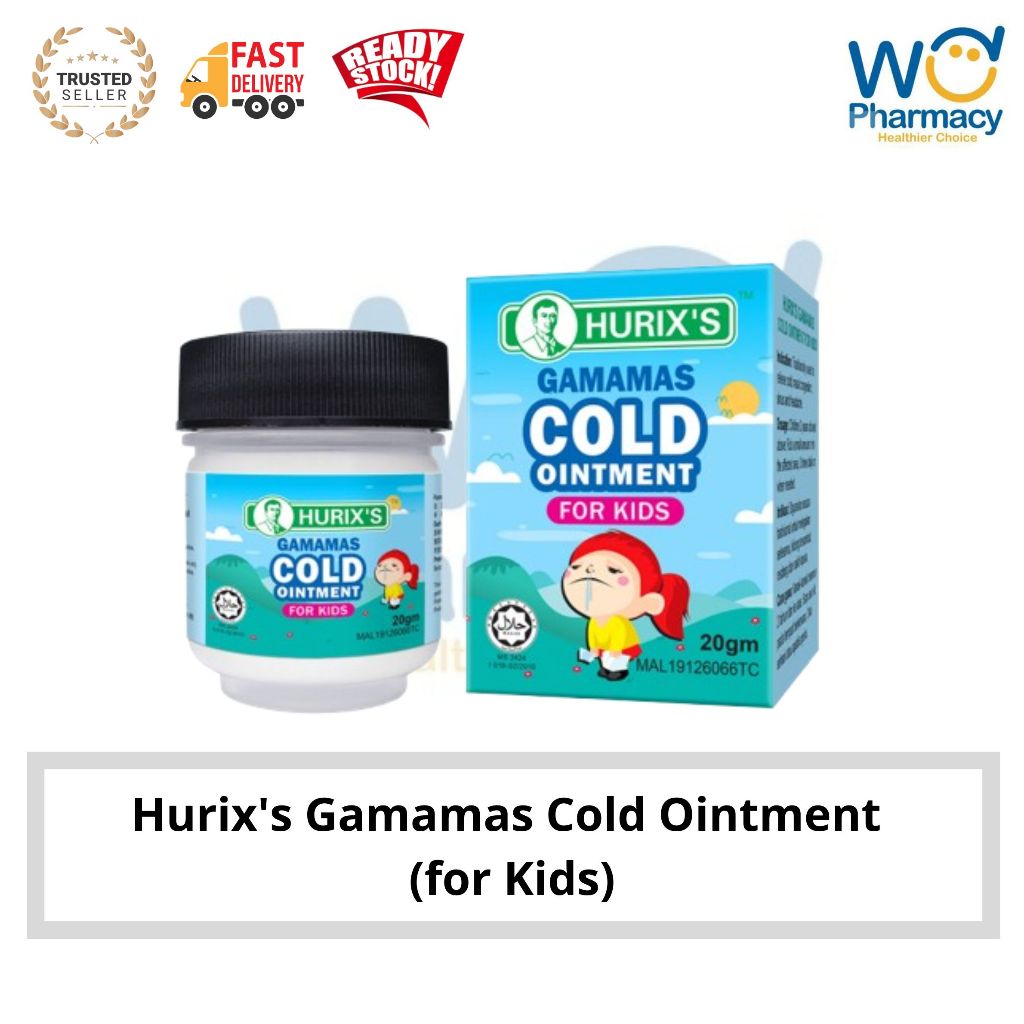 Hurix's Gamamas Cold Ointment 20gm (for Kids) | Shopee Malaysia