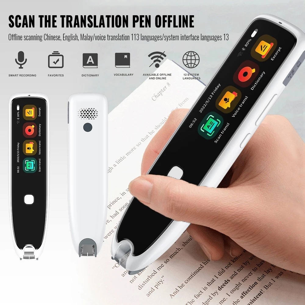 Dictionary Pen Malay Mandarin English 词典笔 马来文 英文 华文 Scan Translator Pen ...