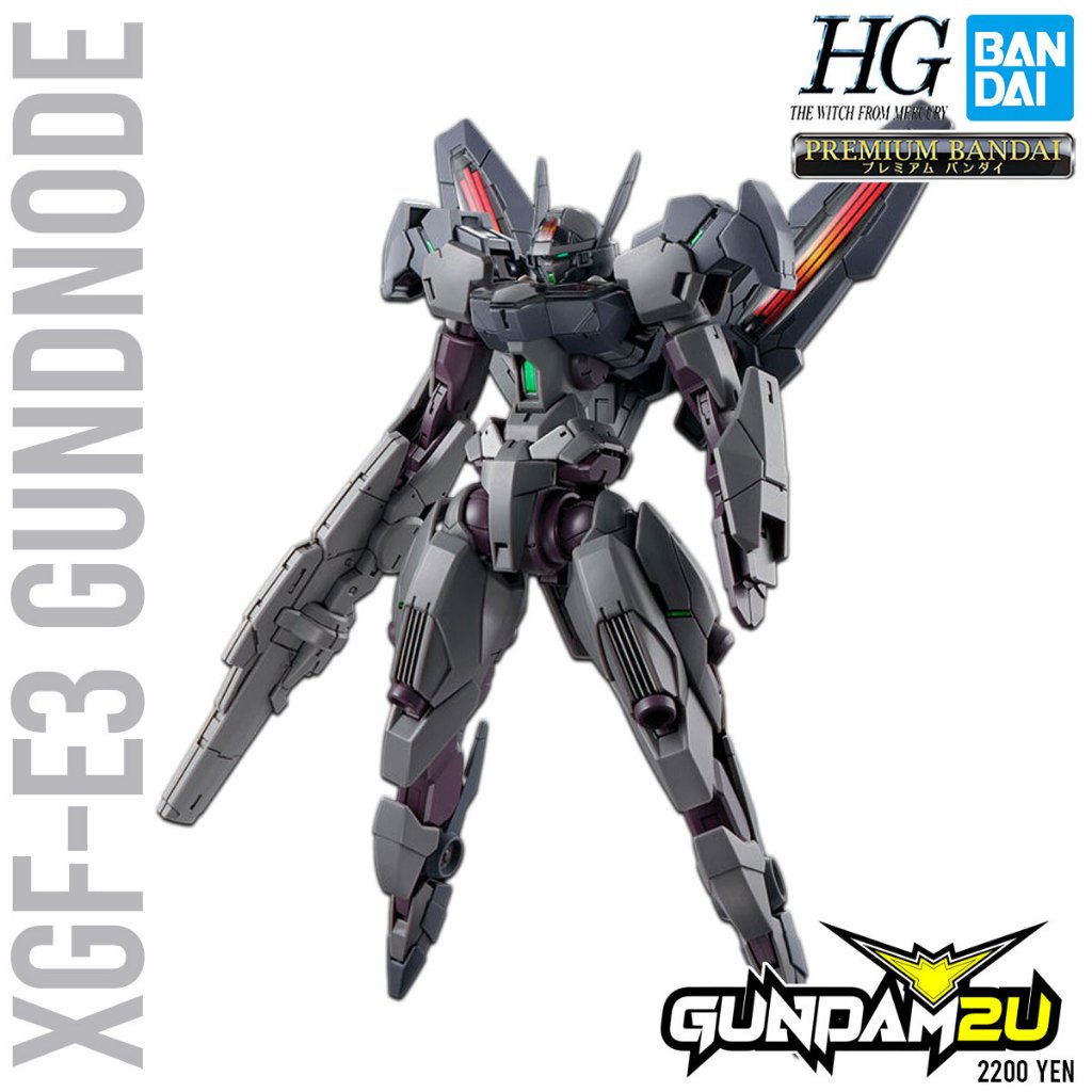 P-BANDAI HG 1/144 XGF-E3 Gundnode - High Grade HGTWFM The Witch From ...