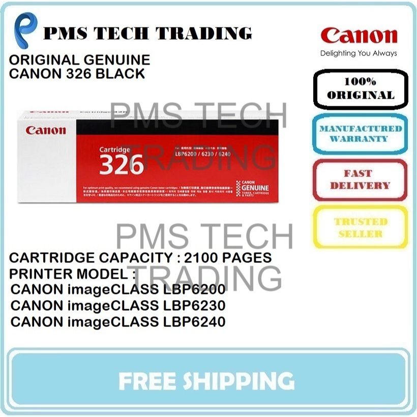 CANON ORIGINAL CARTRIDGE 326 LBP6200 LBP6230 LBP6240 imageCLASS ...