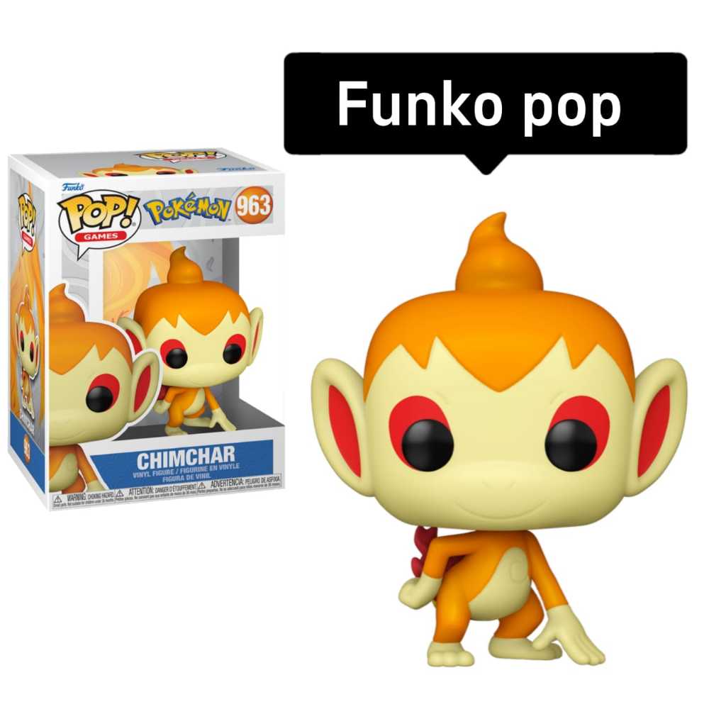 Original Funko Pop! Games Pokemon 963 Chimchar Collectible Figure Ready ...