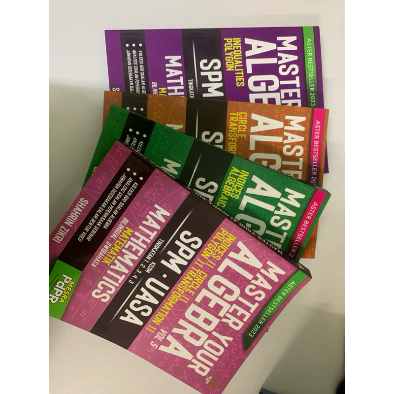 Master Your Algebra SPM•UASA - AsterEdu BUKU LATIHAN MATEMATIK | Shopee ...