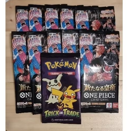 One Piece OP09 TCG Seal Pack (Authentic) (10 Packs Combo) 6 Pieces Of ...