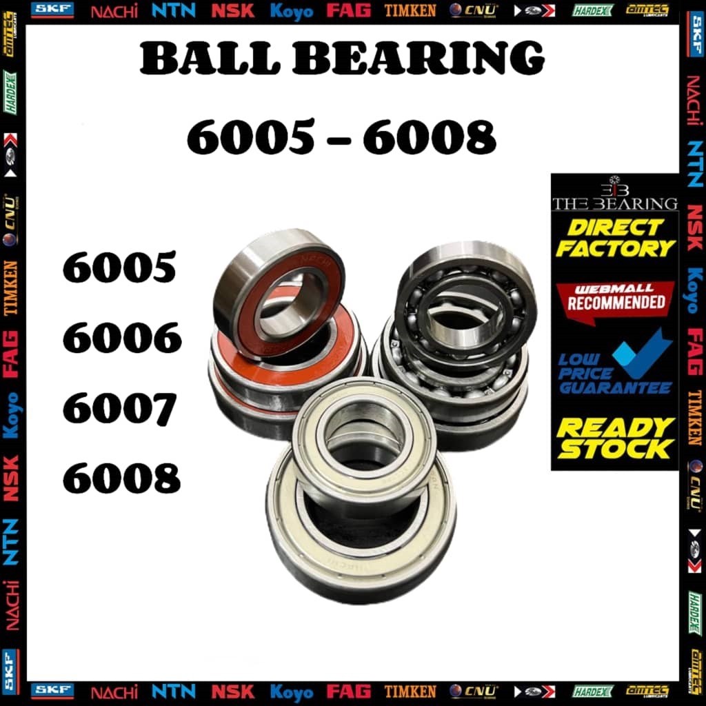 BALL BEARING 6005 6006 2RS/ZZ | Shopee Malaysia