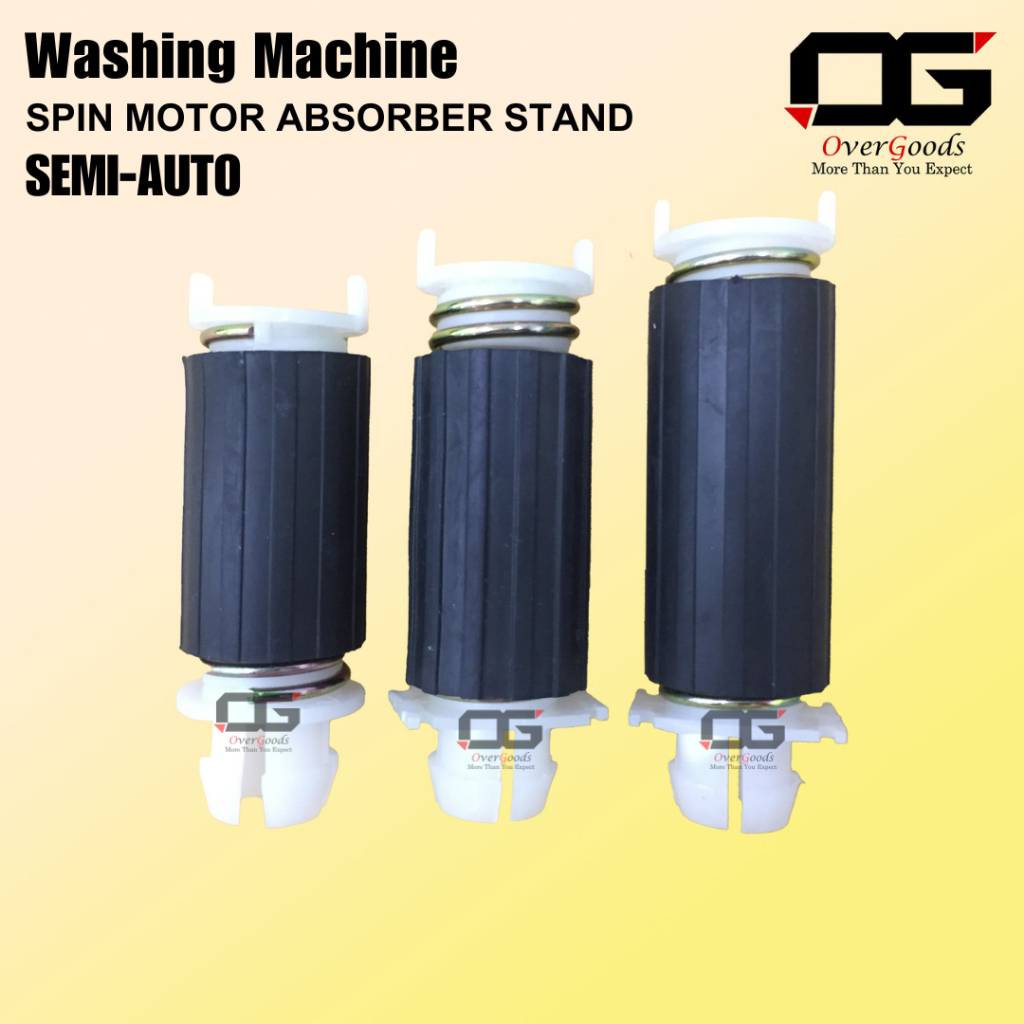 (Tapak Luas) Washing Machine SEMI-AUTO Spin Motor Absorber Stand Leg ...