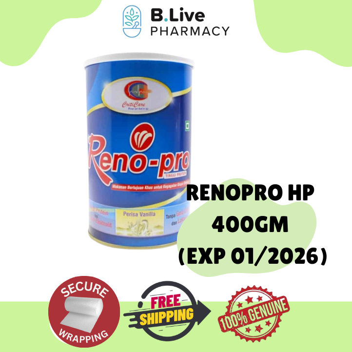 RENOPRO HIGH PROTEIN 400GM(EXP01/2026) | Shopee Malaysia