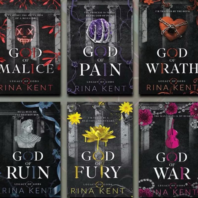Legacy of Gods Series 6 Books Set by Rina Kent - God of Malice, God of ...
