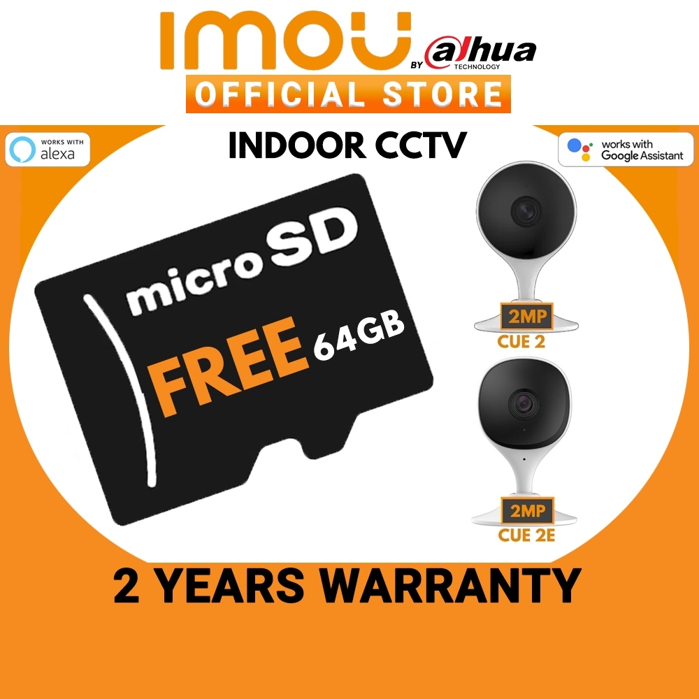 Imou Indoor Series Cue 2 / 2E Two Way Talk FULL HD 1080P 2MP Night ...