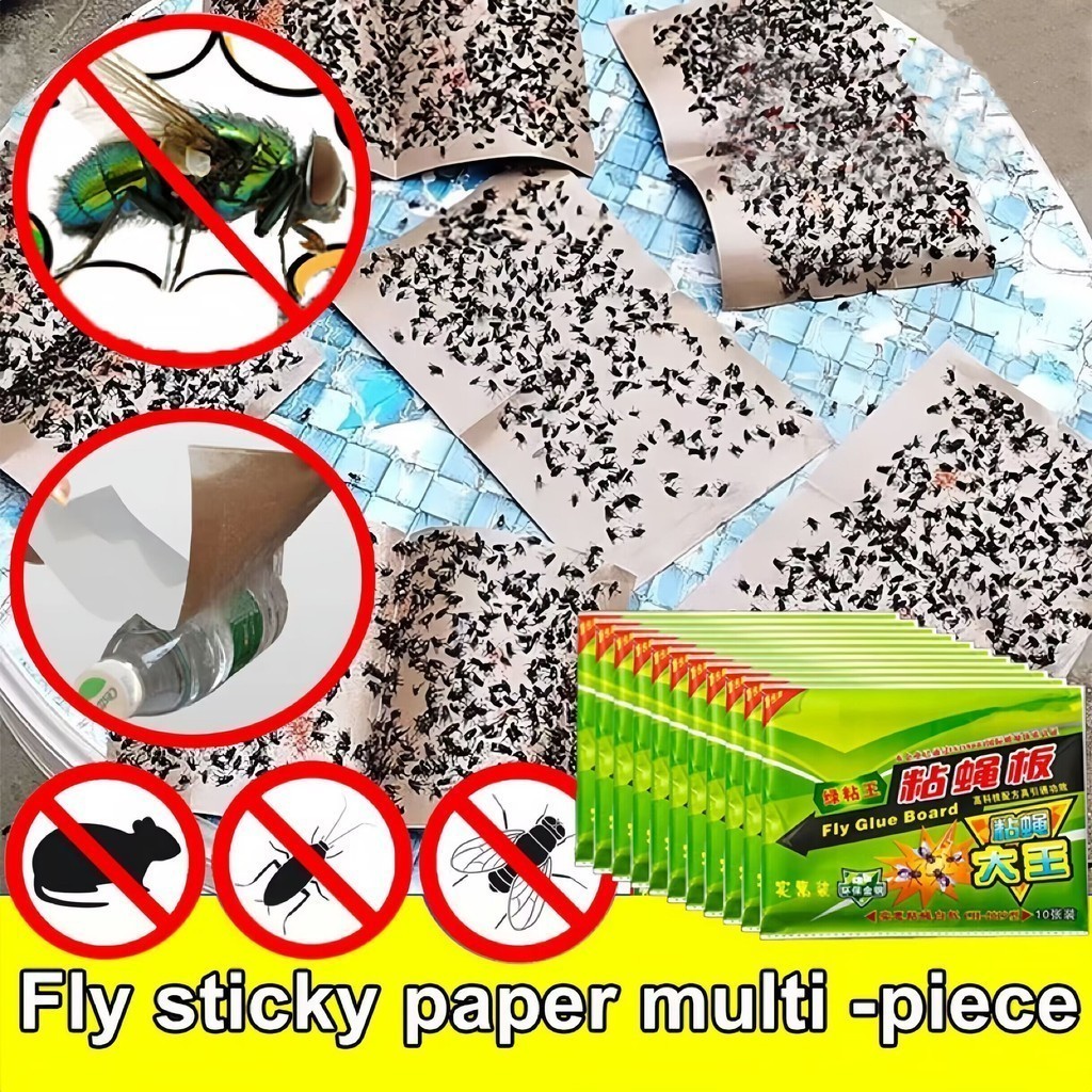 Green Killer Fly/ Cockroach Trap Glue Board Pelekat lala Kuat Gam Lalat ...
