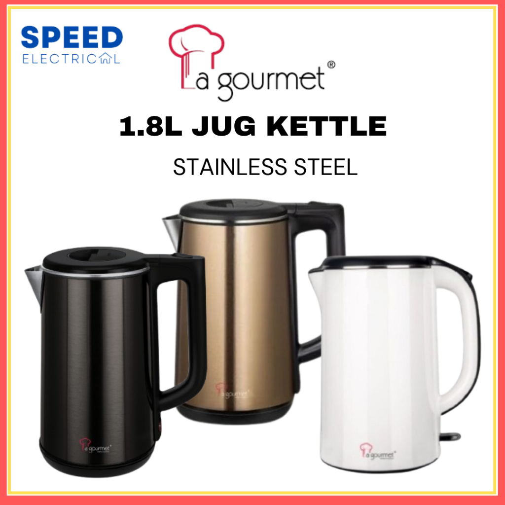 LA GOURMET HEALTHY SEAMLESS KETTLE 1.8L JUG KETTLE 热水壶 CEREK KARAN ...