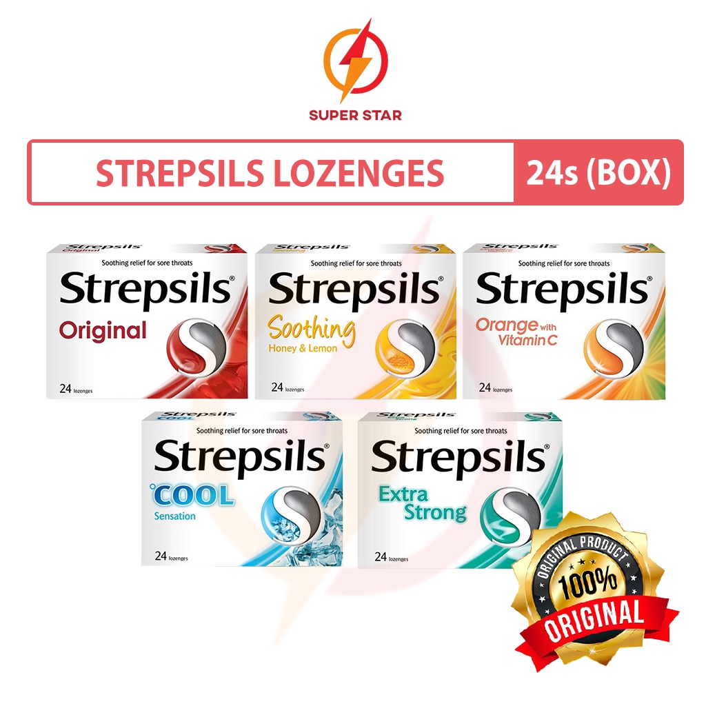 Strepsils Sore Throat Lozenges 24pcs (1 Box) | Shopee Malaysia