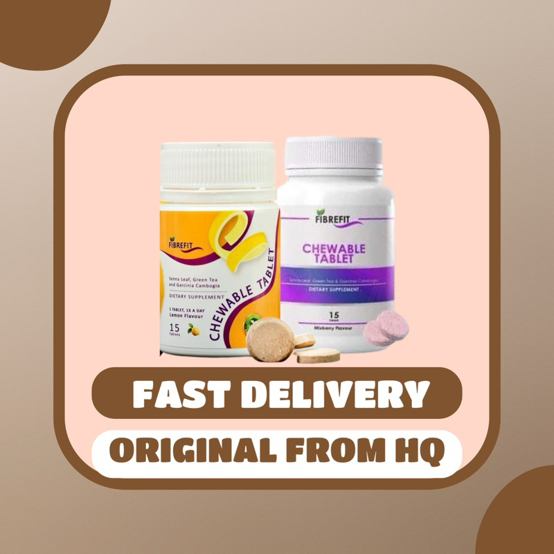FIBREFIT CHEWABLE LEMON / MIXBERRY (15TABLET) | Shopee Malaysia