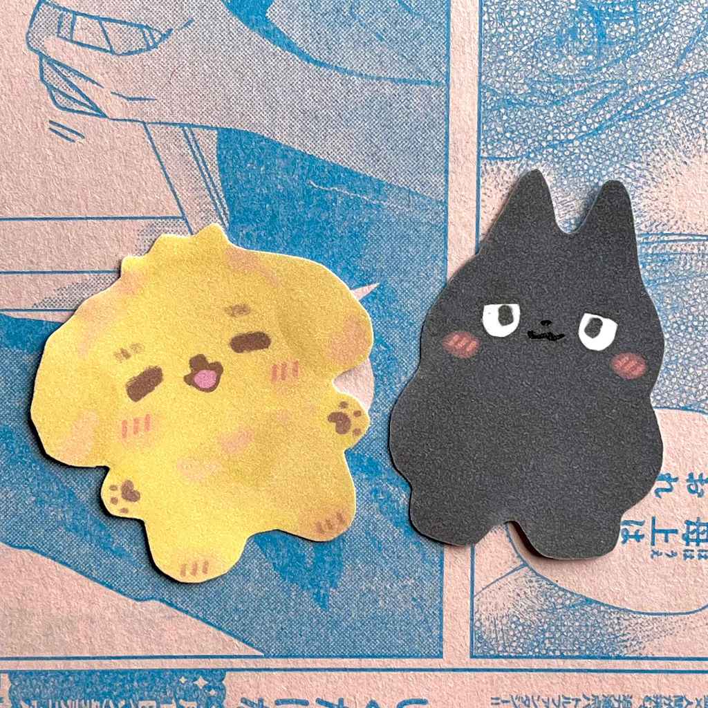 skip to loafer mitsumi and shima cat and dog sticker set | Shopee Malaysia