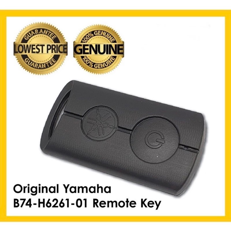 Yamaha Y16ZR XMAX NVX AEROX B74-H6261-01 Remote Key Original FREE Cover ...