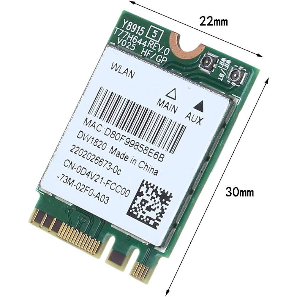 Original Qualcomm Atheros QCNFA344A Dell 1820 DW1820 2.4Ghz 5Ghz Dual ...