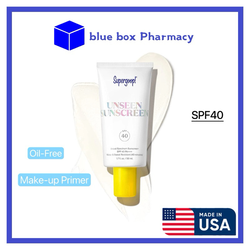 Supergoop Unseen Sunscreen 50ml SPF 40 PA+++ Make-up Primer Broad ...