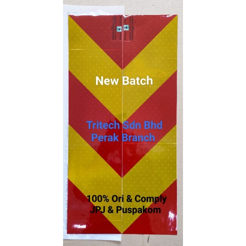 Lorry Reflective Sticker MS828:2011 Oralite VC600 Sheeting 100%Original ...
