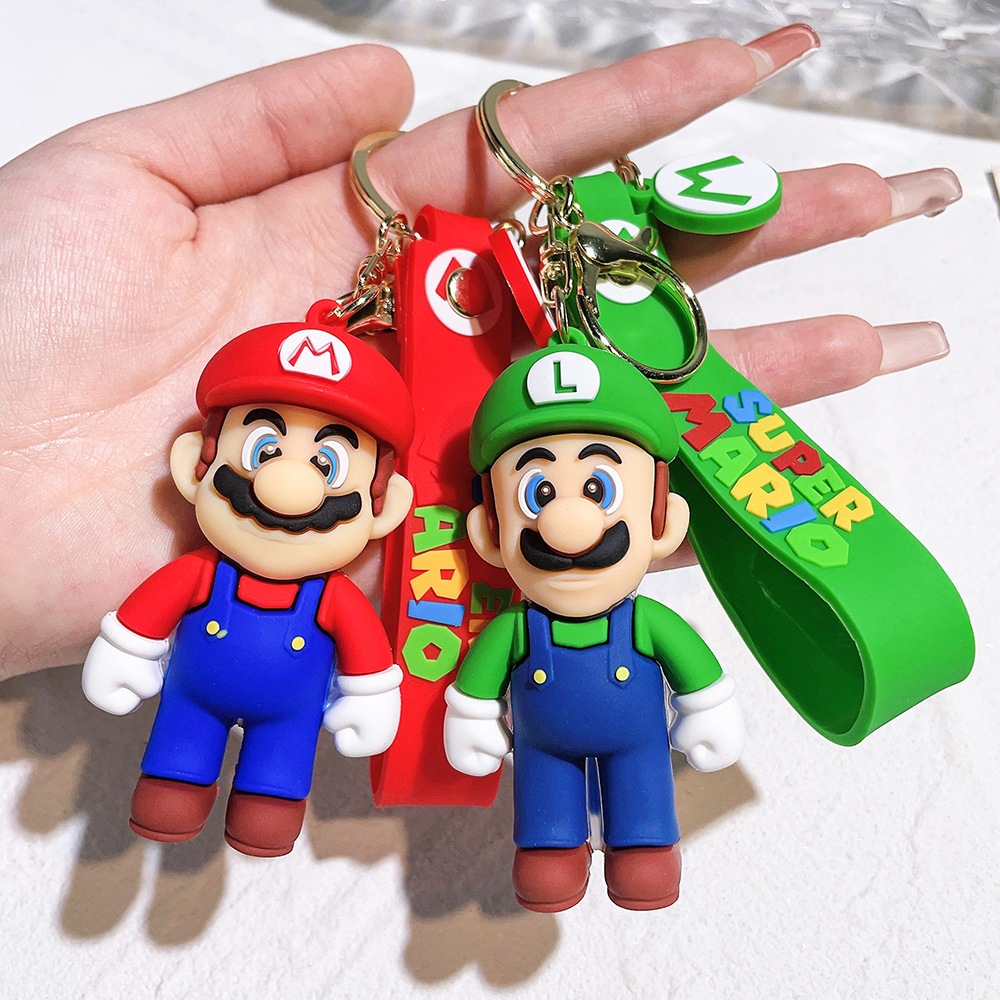 Super Mario Key Chain Cute Gift Key Ring Key Holder | Shopee Malaysia