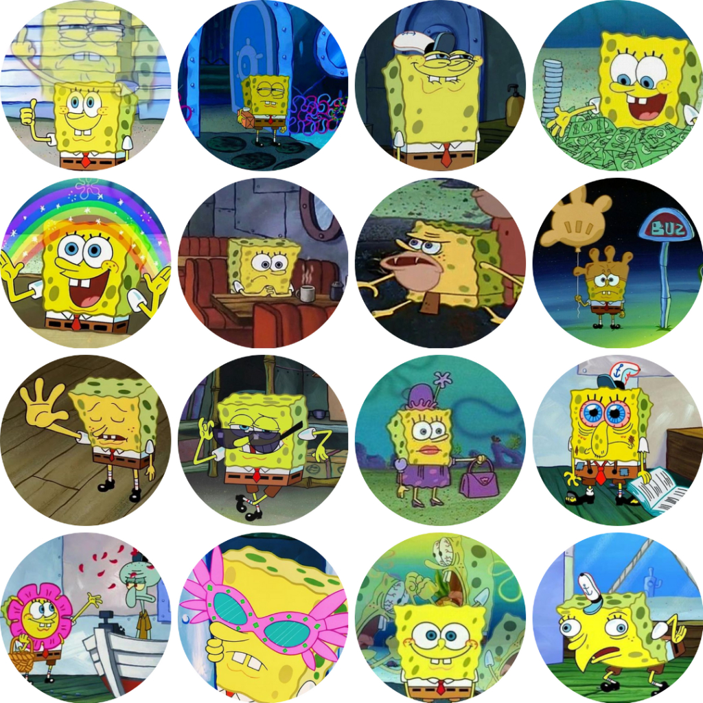 Spongebob Squarepants Funny Meme Button Badge 58mm | Shopee Malaysia