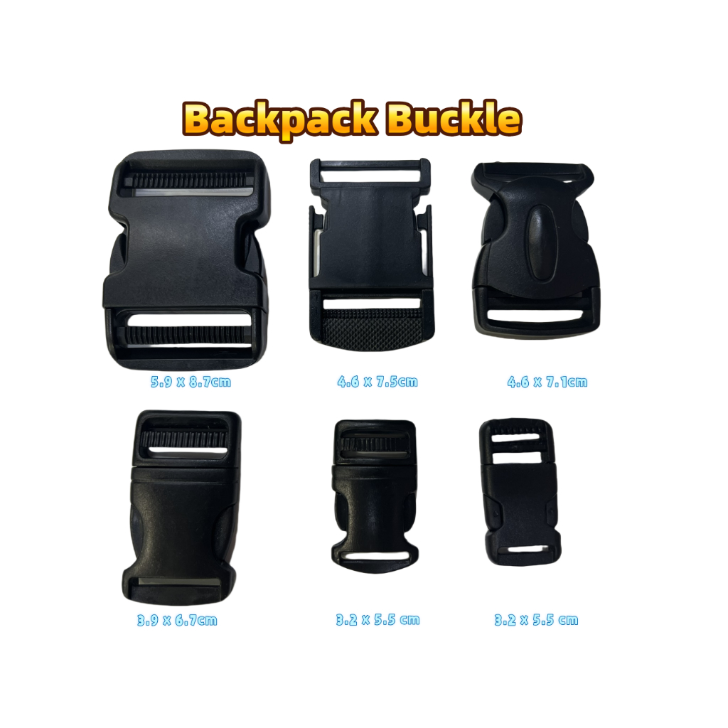 Plastic Side Release Ladder Lock Adjuster Hook Buckle Bag Grab Buckle ...