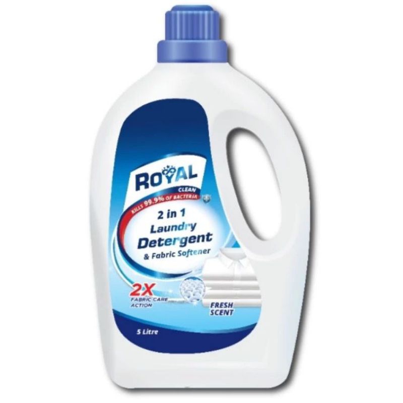 ROYAL CLEAN 2in1 Laundry Detergent With Softener 5L (Original) | Shopee ...