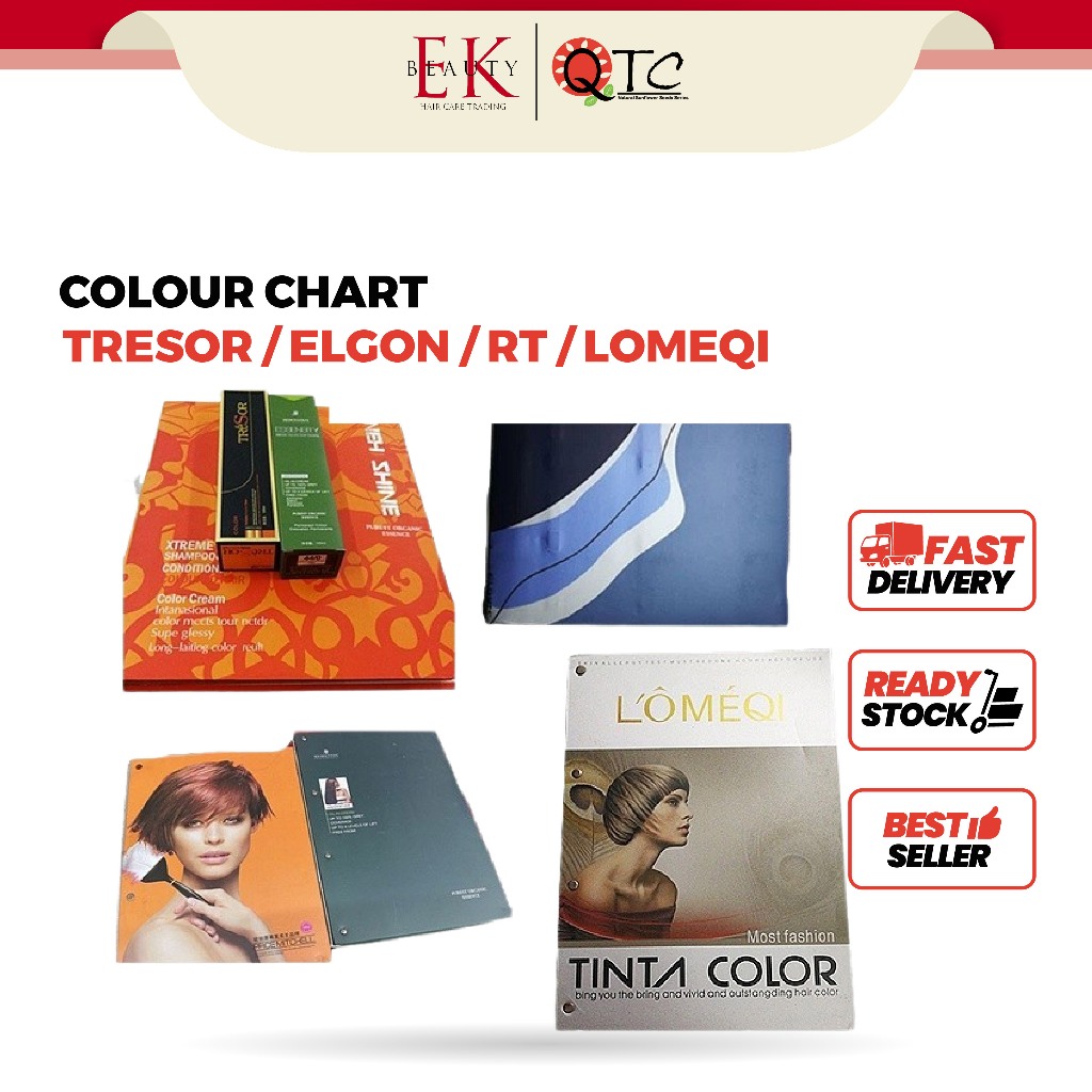 Tresor/Elgon/Second Hand Schwarzkopf Colour Chart | Shopee Malaysia