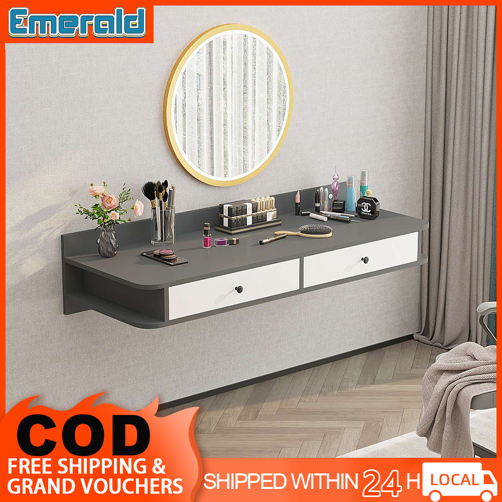 💥【Local Stock】💥Wall-mounted dressing table meja mekap ikea makeup table ...