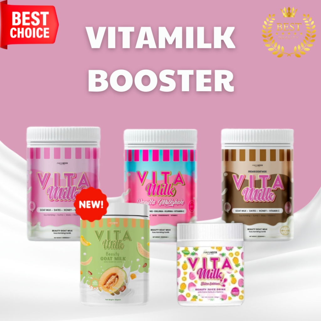 VITAMILK BOOSTER ORIGINAL HQ 100% VITAMILK SET STRAWBERRY CHOCOLATE ...