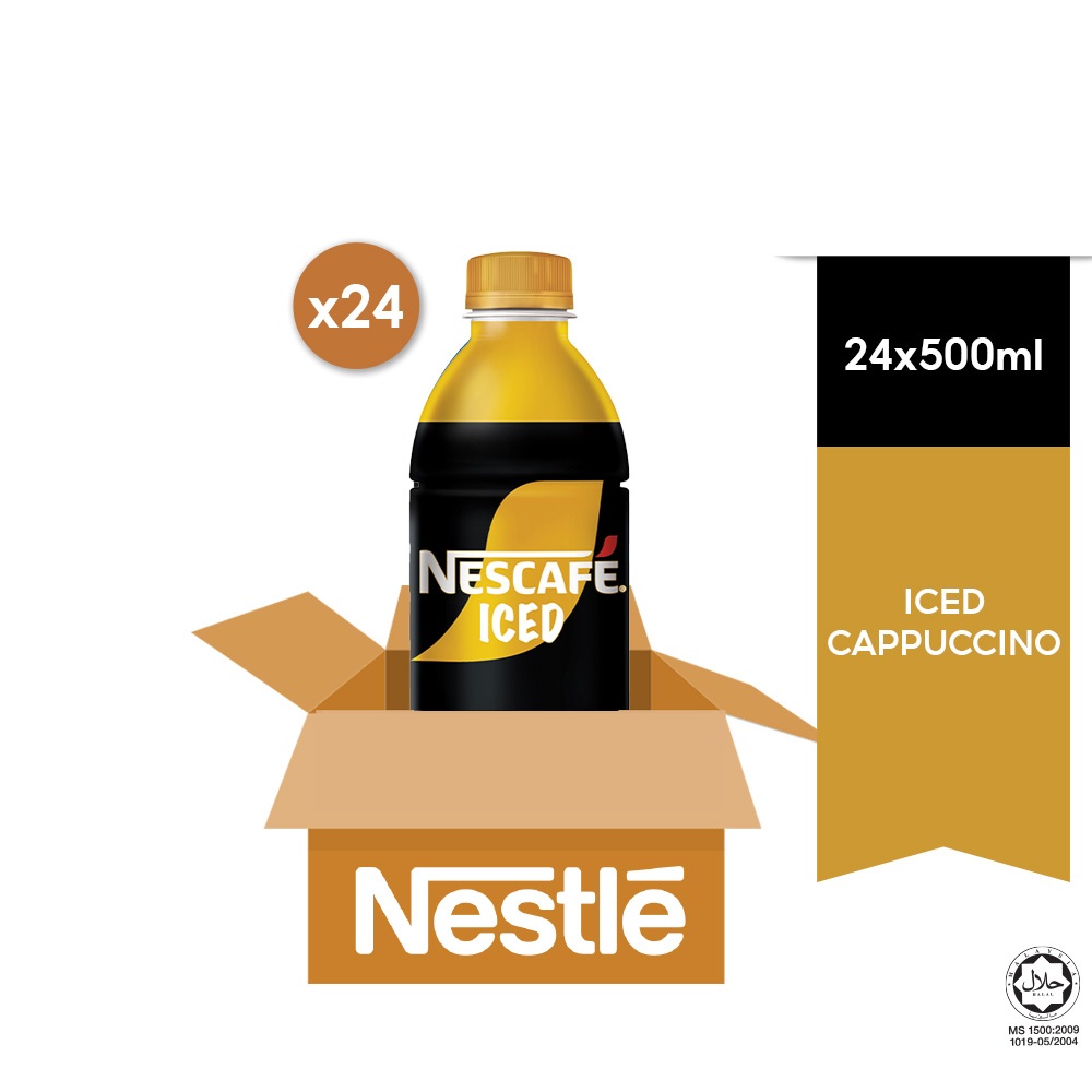 NESCAFE Iced Cappuccino Bottle 500ml Bundle of 24 | Shopee Malaysia
