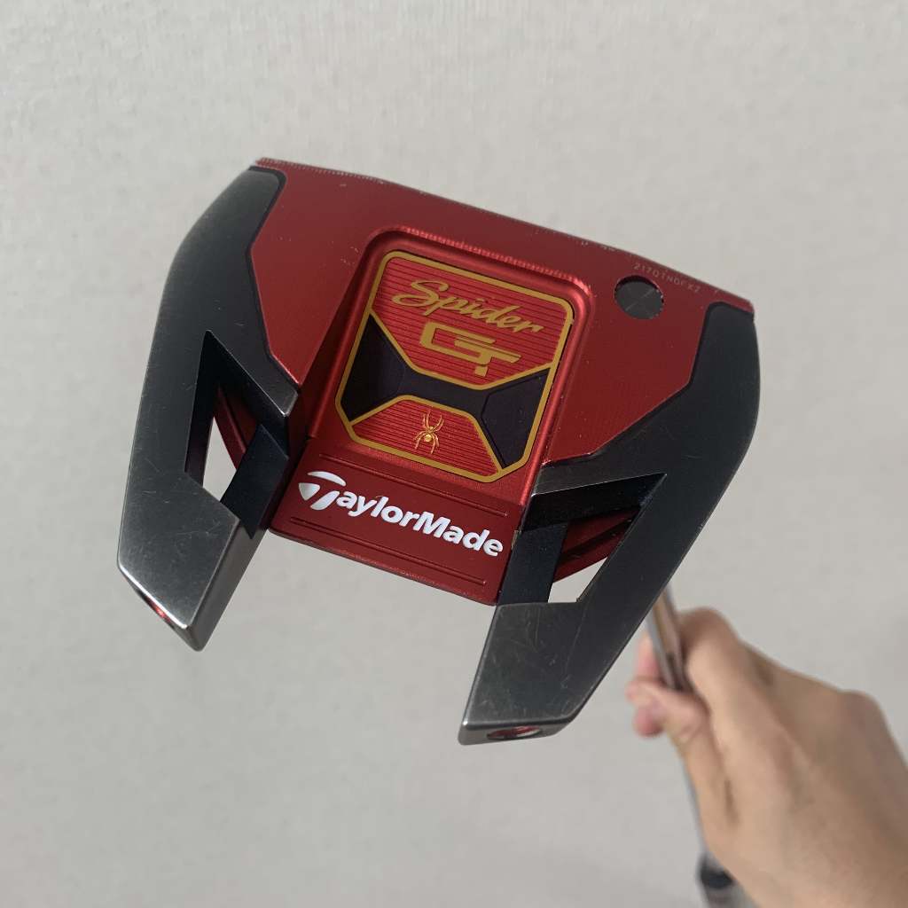 TaylorMade Spider GT RED Single bent Putter with Head cover Used ...