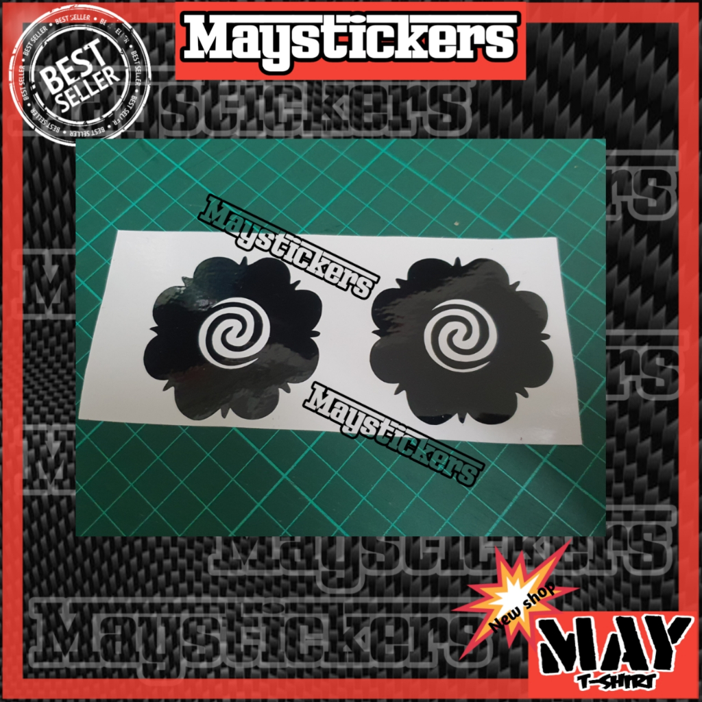 Car sticker BUNGA TERUNG suitable body,mirror,bonnet,bumper 1set 2pcs ...