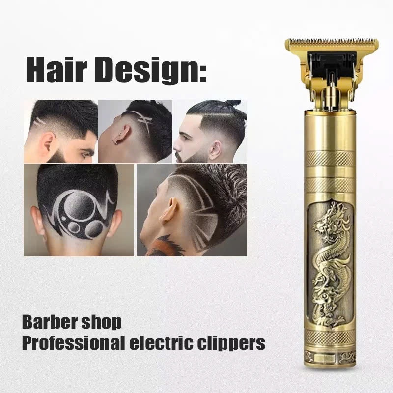 Dragon Carving Trimmer Vintage T9 Machine Haircut For Men Shaver ...