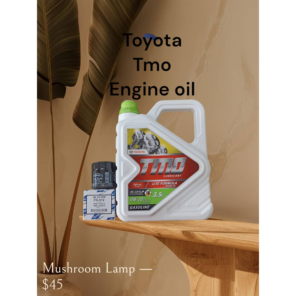 ORIGINAL TOYOTA TMO 0W20 3.5L ENGINE OIL PERODUA MYVI D20N AXIA BEZZA ...