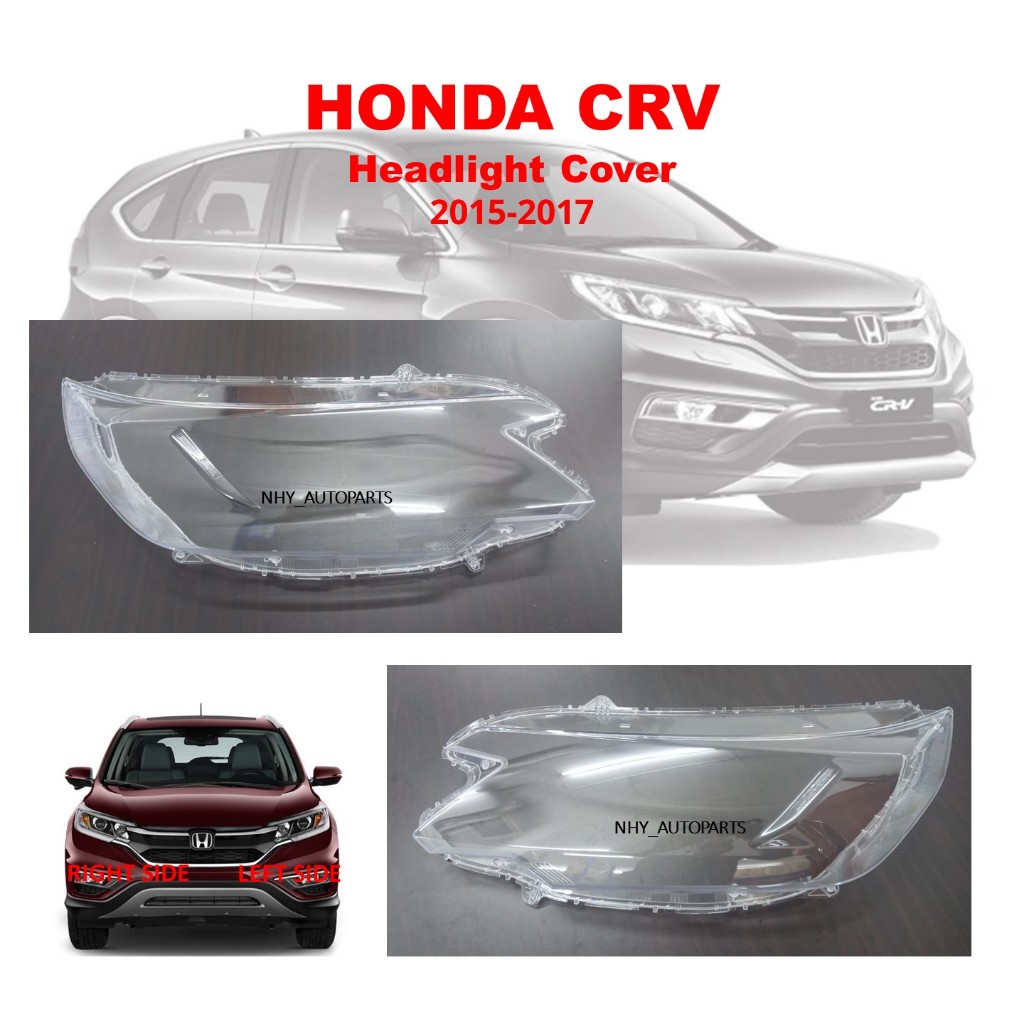 HONDA CRV 2015 2016 2017 HEADLAMP HEADLIGHT COVER LENS lampshade head ...