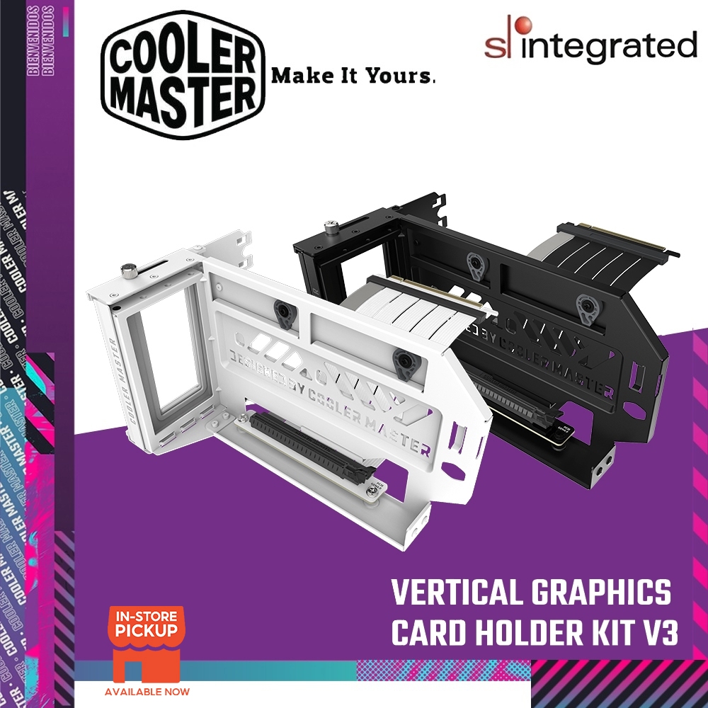 Cooler Master Vertical Graphic Card Holder Kit V3 (PCI-e 4.0) - Black ...
