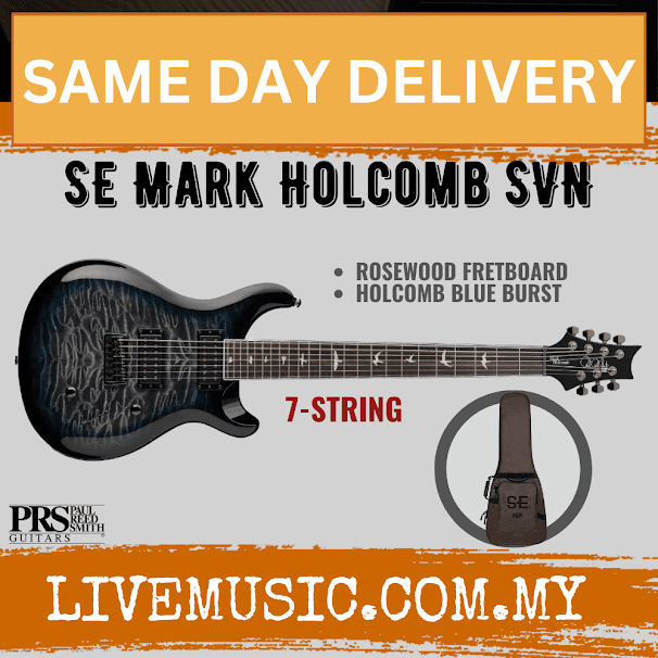 PRS SE Mark Holcomb SVN Signature 7-string Electric Guitar, Holcomb ...