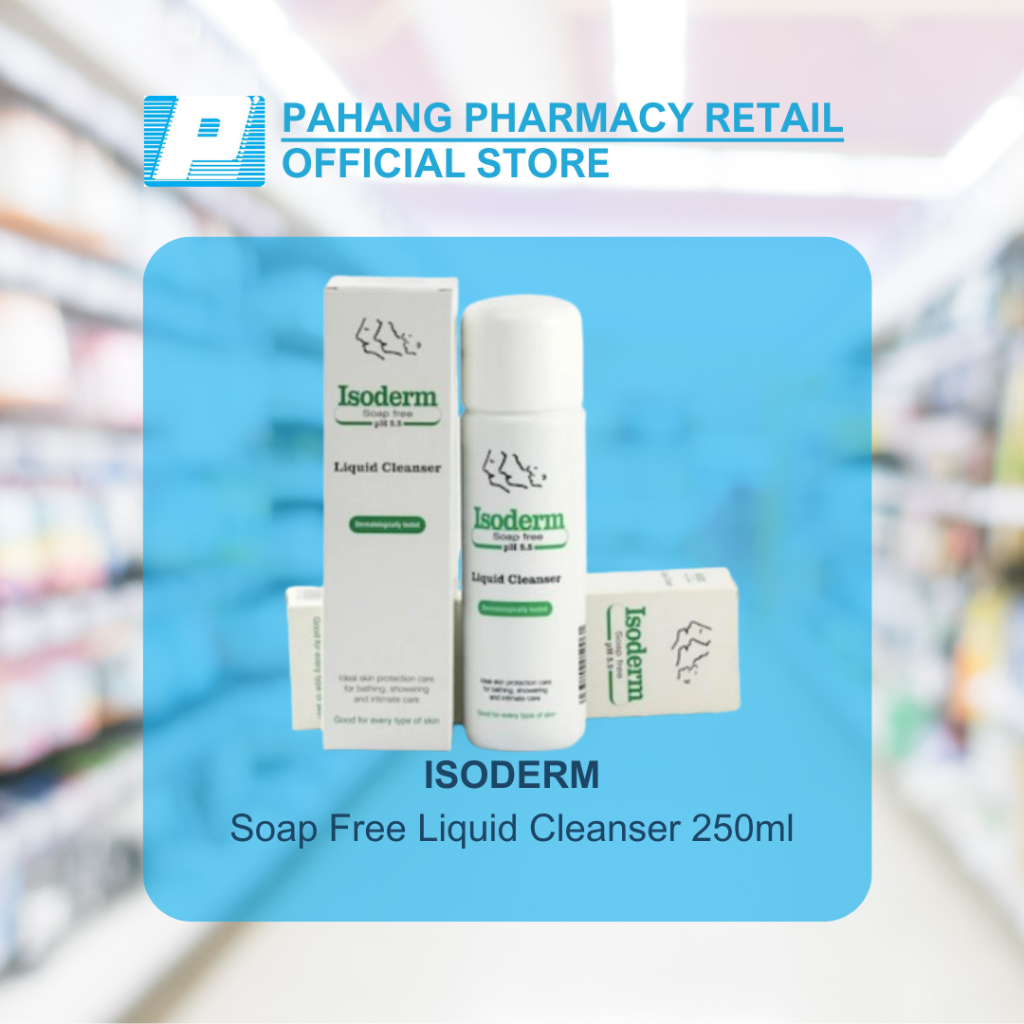 ISODERM Soap Free Liquid Cleanser 250ml | Shopee Malaysia