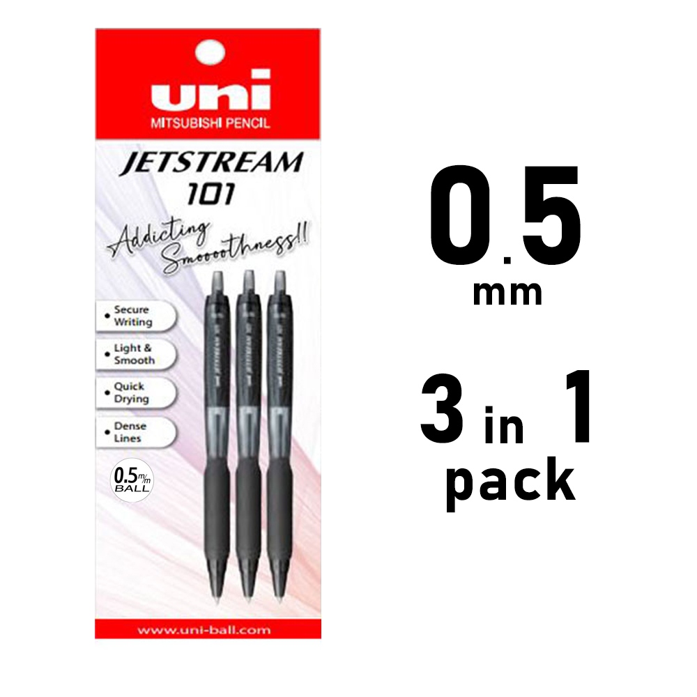 UNICORN | PEN | UNI JETSTREAM 101 ( 0.5mm - Rollerball pen ) ( 3 in 1 ...