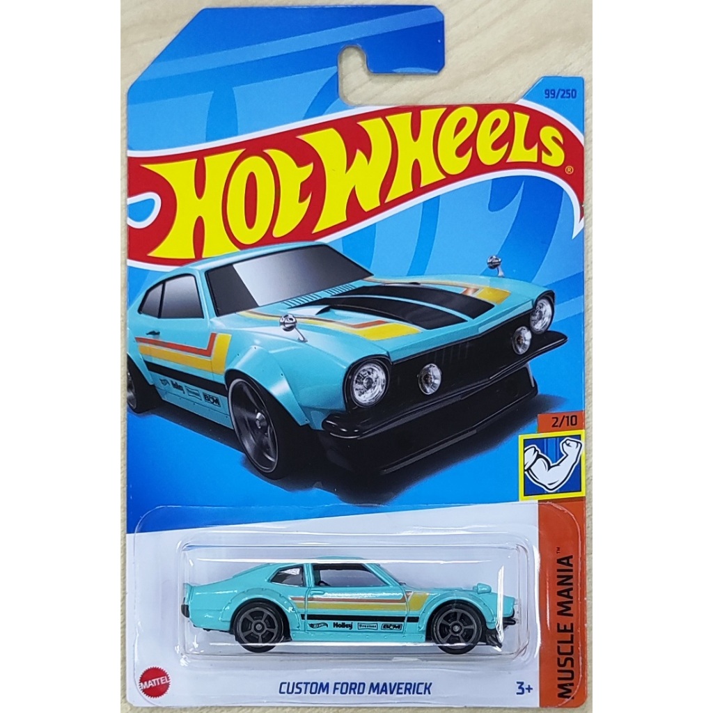 Hot Wheels Custom Ford Maverick [HW Muscle Mania Flames Factory Fresh ...