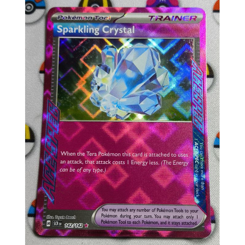 POKÉMON PTCG SV07:Stellar Crown 142/142 Sparkling Crystal | Shopee Malaysia
