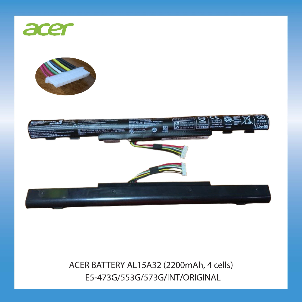 ACER BATTERY AL15A32/E5-473G/553G/573G/INT/ORIGINAL | Shopee Malaysia