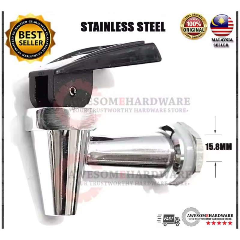 STAINLESS STEEL SUS304 WATER DISPENSER TAP FAUCET VALVE FOR ZEBRA ...