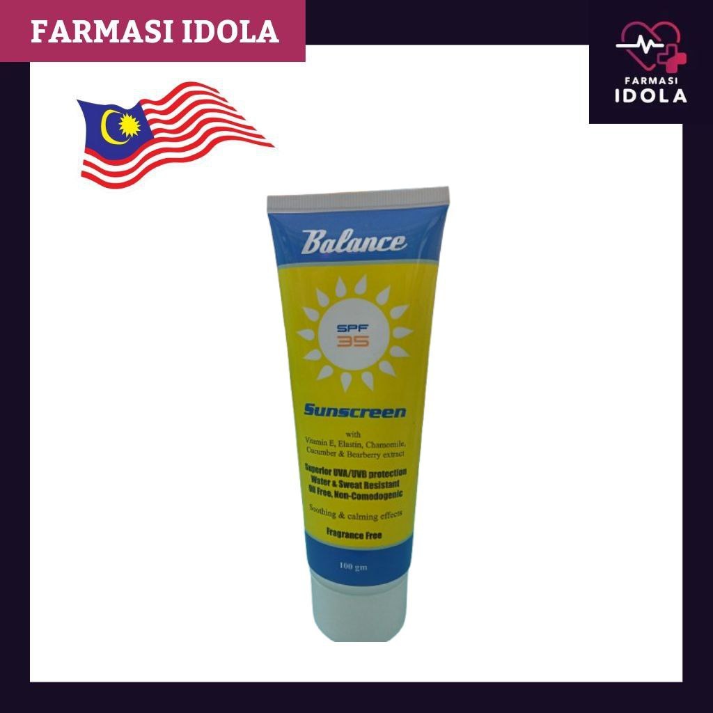 Balance Sunscreen SPF35 100g | Shopee Malaysia
