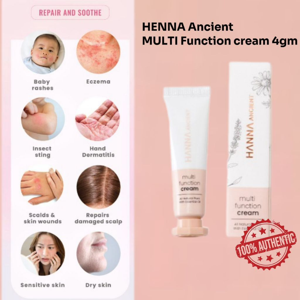 HENNA ANCIENT MULTI FUNCTION CREAM 4GM - USED FOR Redness, Swelling ...