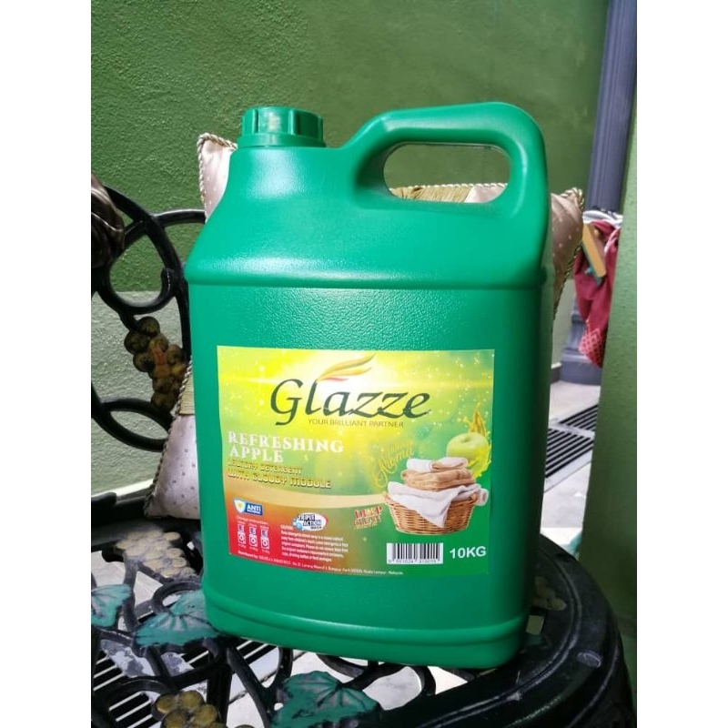🐳⛱️SABUN GLAZZE - LAUNDRY DETERGENT 10KG/10L ⛱️ 🐳PRODUK MUSLIM 🇲🇾 | Shopee Malaysia